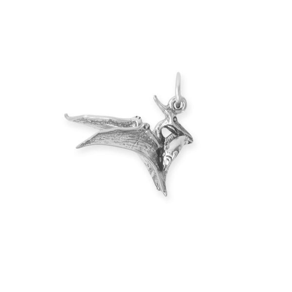 Oxidized 3D Pterodactyl Charm - Wholesale Silver Jewelry - Silver Stars ...