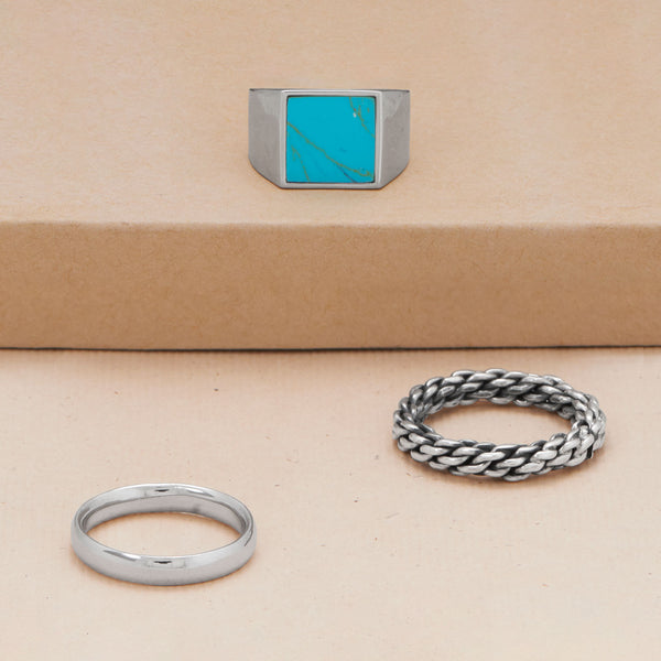 Mood Rings! Men's Ring Set - Wholesale Silver Jewelry - Silver Stars ...