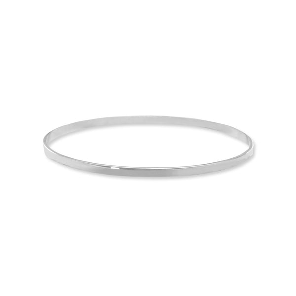 Individual Flat Bangle Bracelet - Wholesale Silver Jewelry - Silver ...
