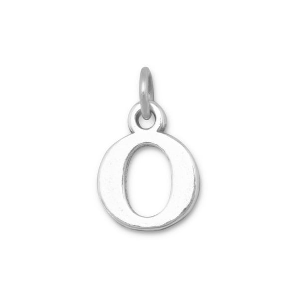 Oxidized Greek Alphabet Letter Charm - Omicron - Wholesale Silver ...